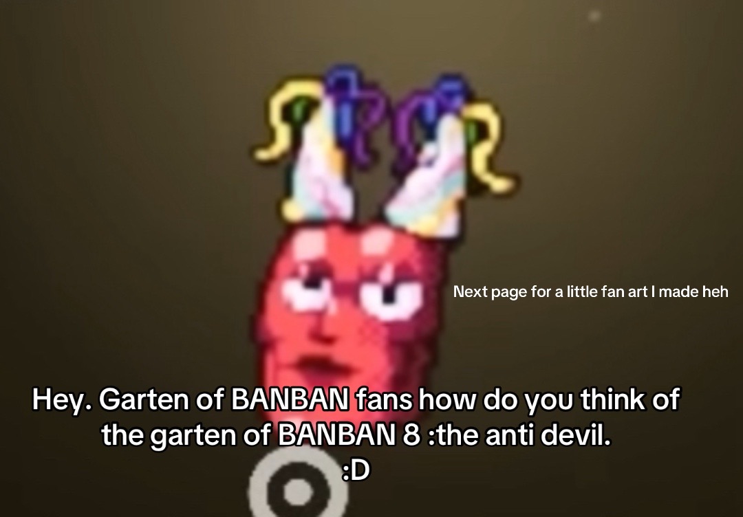 GARTEN OF BANBAN 8: THE ANTI DEVIL | [☆marina ☆] (@marina_nightstar)