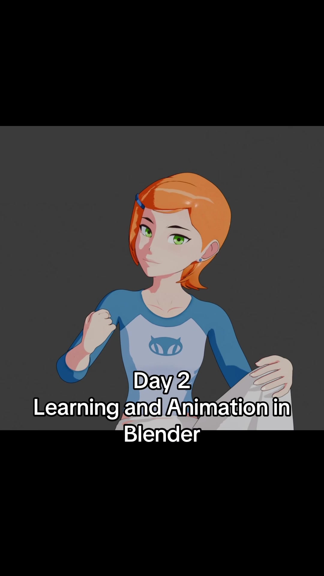 Day 2: Animating in Blender #animation | Gabrielss_Arts (@gabrielss_arts)