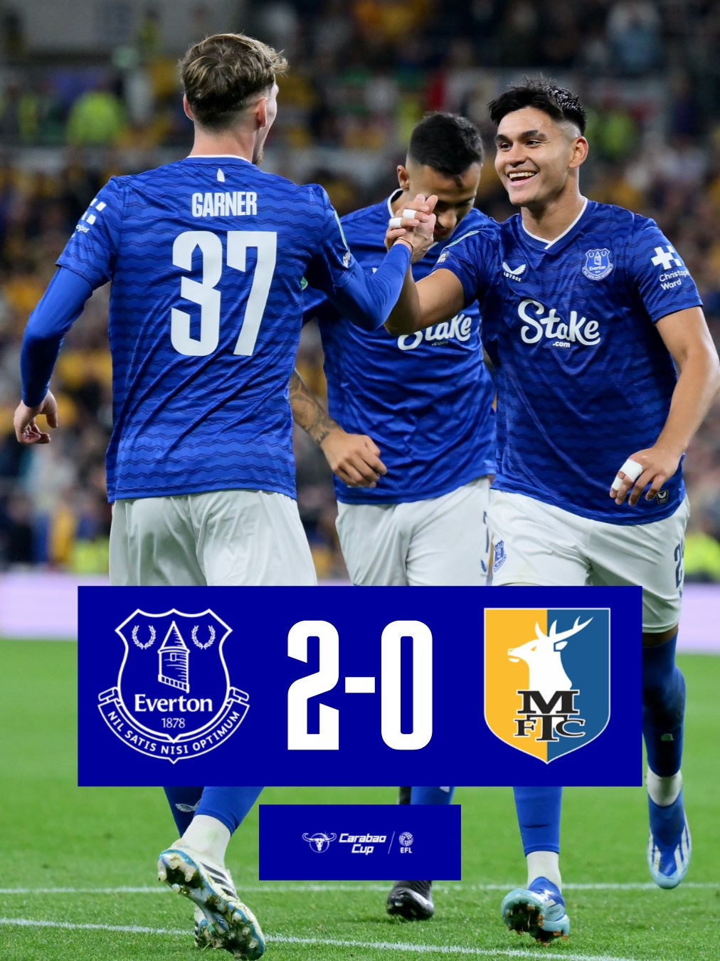 Everton 2-0 Mansfield Town | Carabao | Everton (@everton)