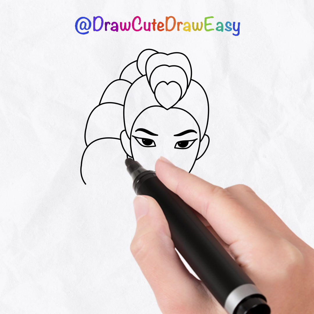 KPOP Demon Hunters Rumi Easy Drawing | draw cute draw easy (@draw.cute ...