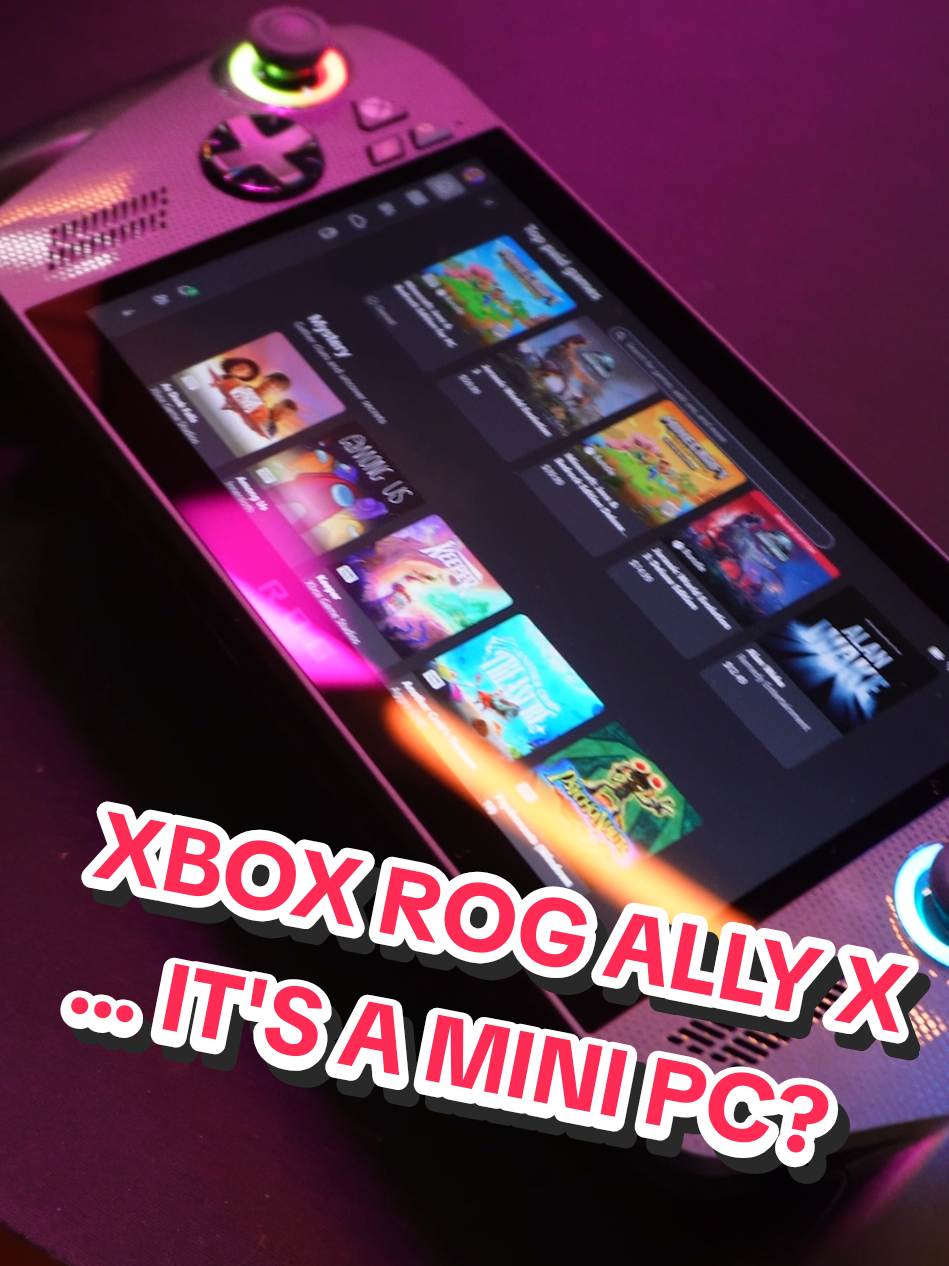 Checking out the new ROG Xbox Ally X - | Stephanie Bendixsen (@hexsteph)