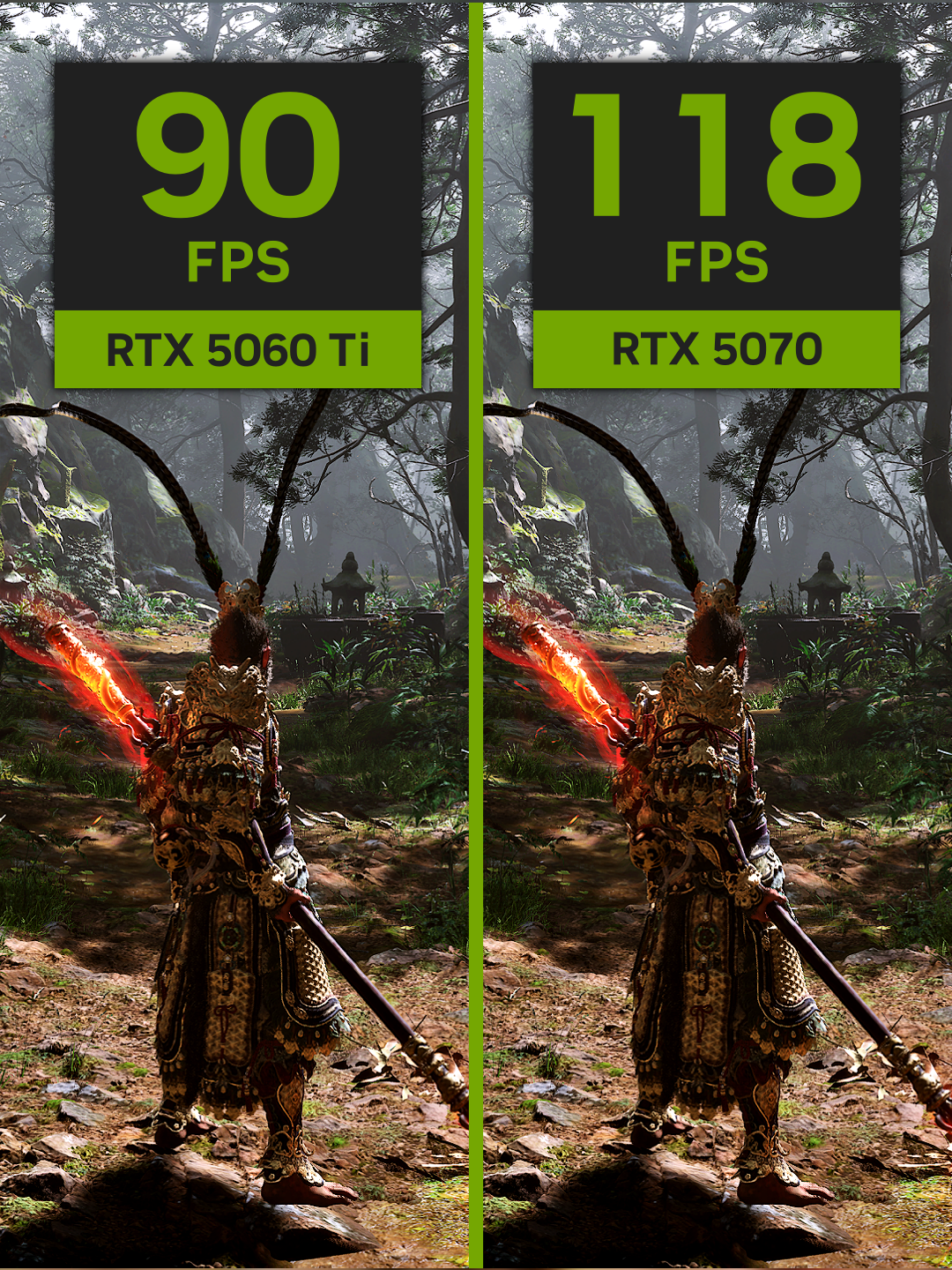 RTX 5060 Ti vs RTX 5070 on Black Myth | Geralt Benchmarks ...