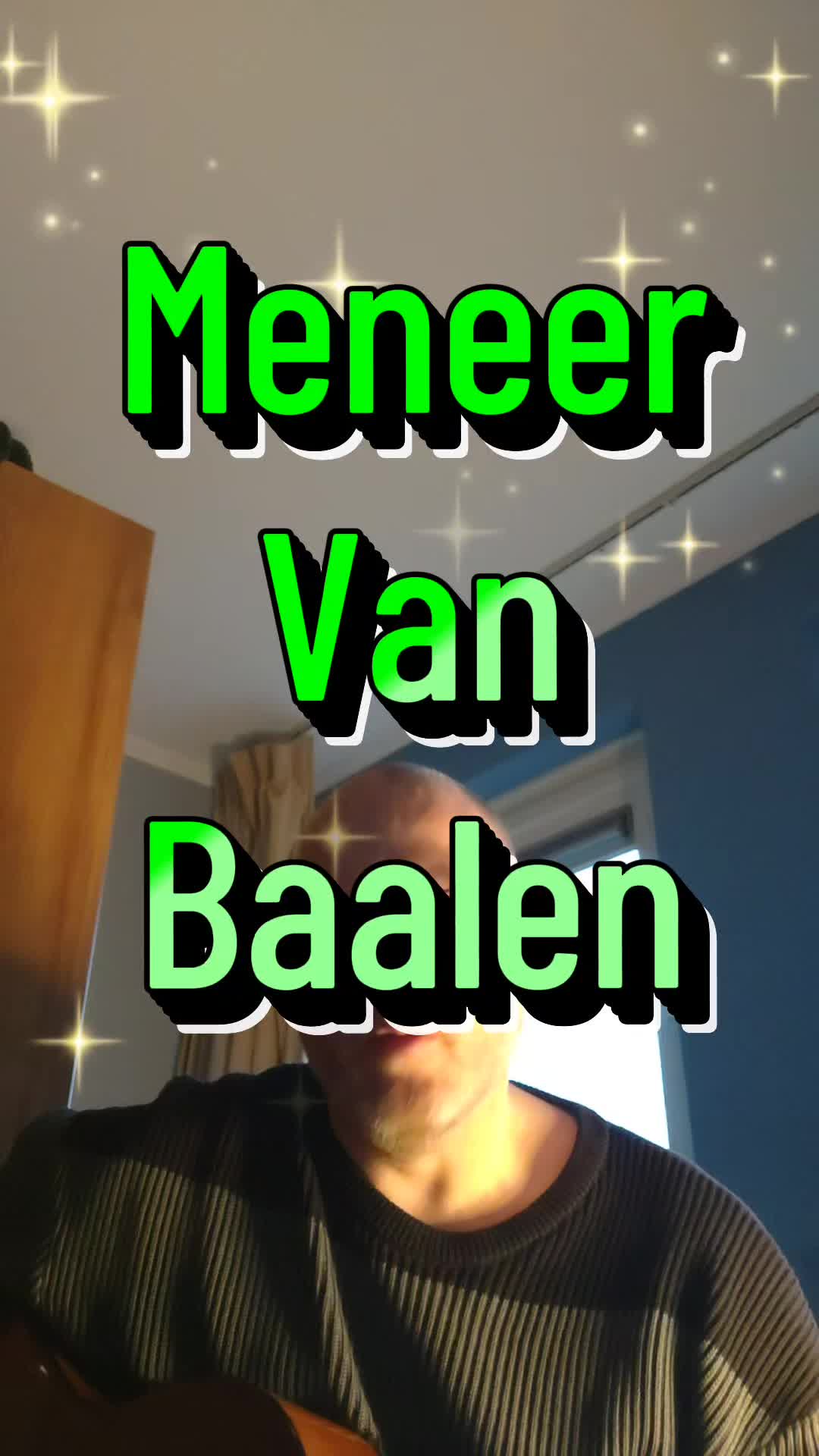 "Meneer Van Baalen" zit al | Renzo Boomkamp (@renzo.boomkamp)