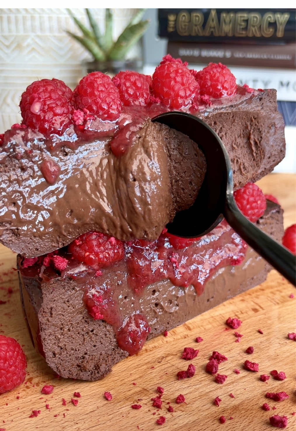 High Protein Dark Chocolate Raspberry | Chef Josh Gale (@thechefoutwest)
