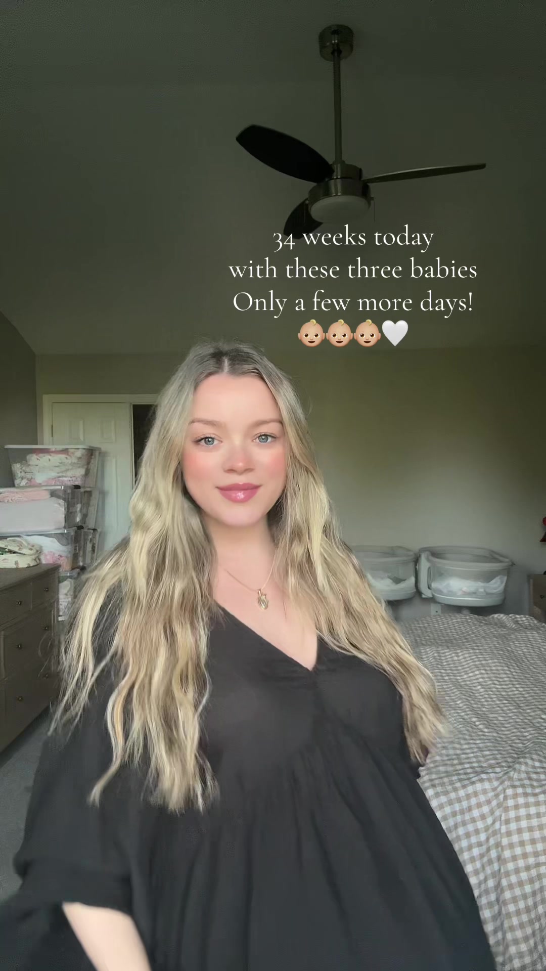 We made it full term with the triplets | Lauren | Identical Triplets 💗 ...