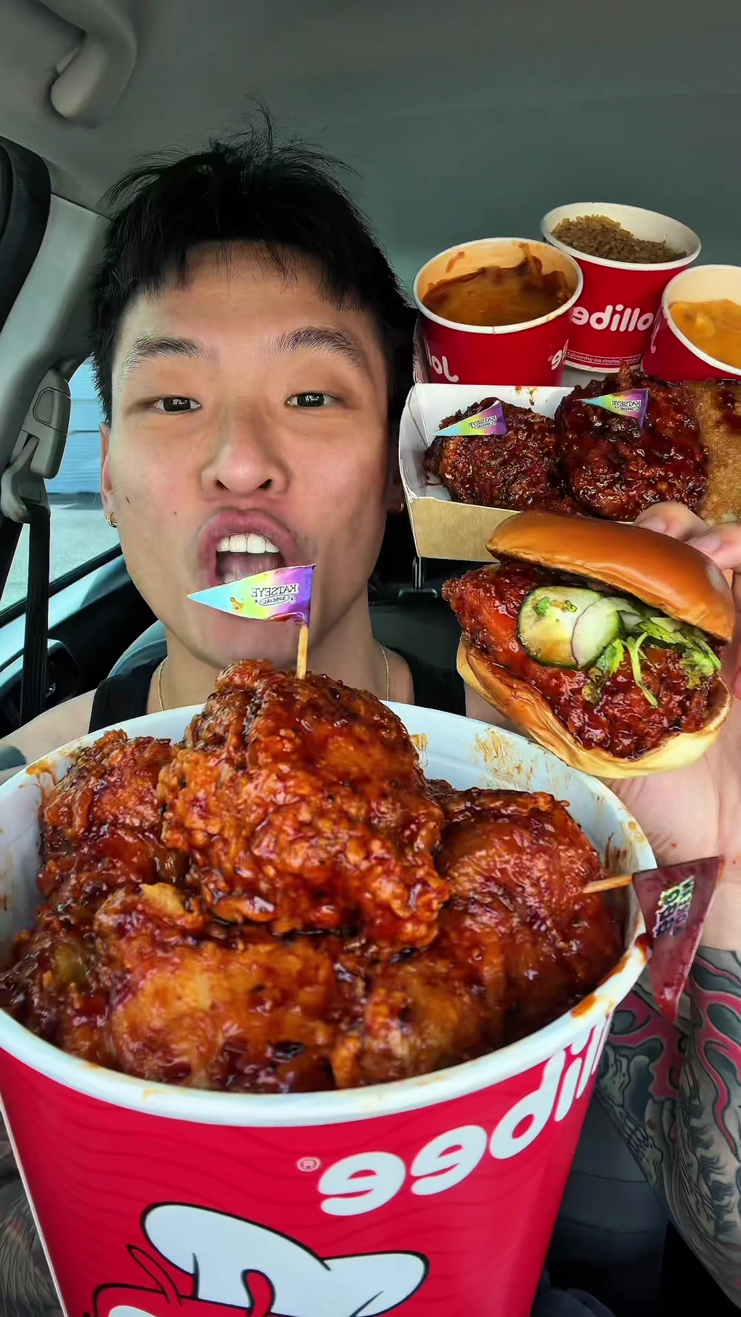 Jollibee x katseye collab, korean bbq | ShhhhImEating (@shhhhimeating)