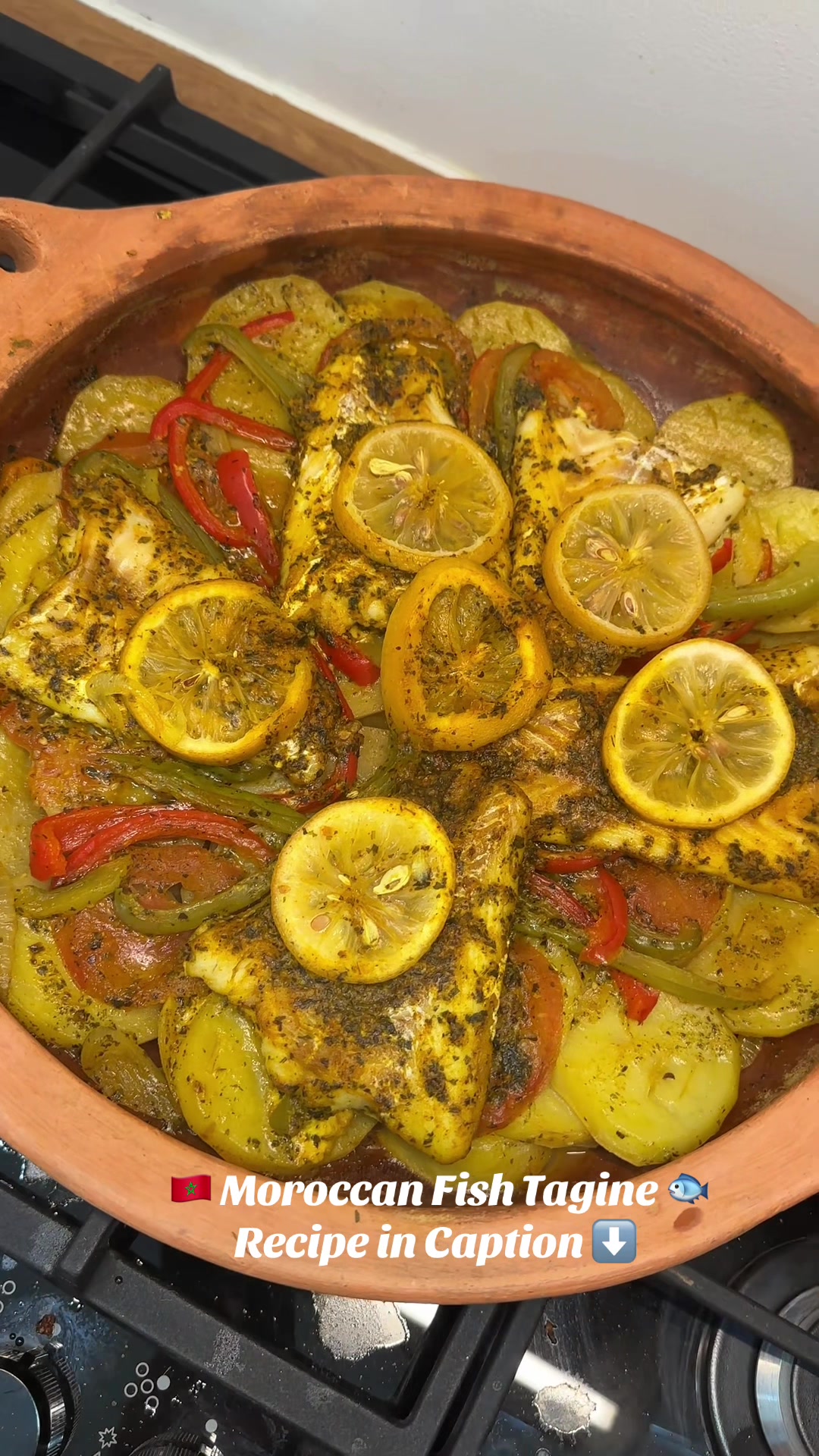 🐟 Moroccan Fish Tagine 🥗 Ingredients * | Ha_Yat - حياة (@hayatazf)