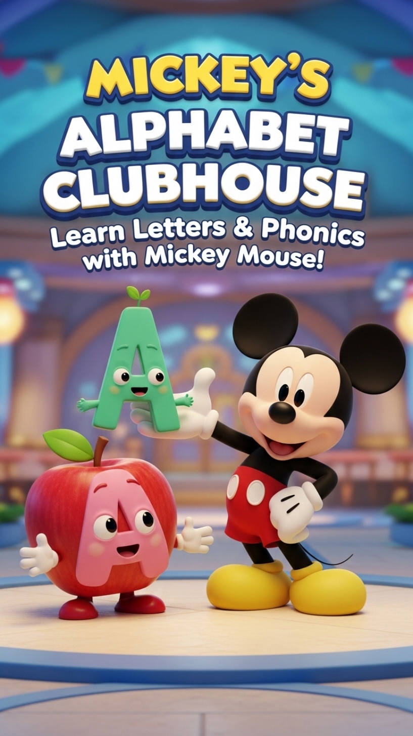 Mickey's Alphabet Clubhouse: Learn | Magic In Motions (@magicinmotions)