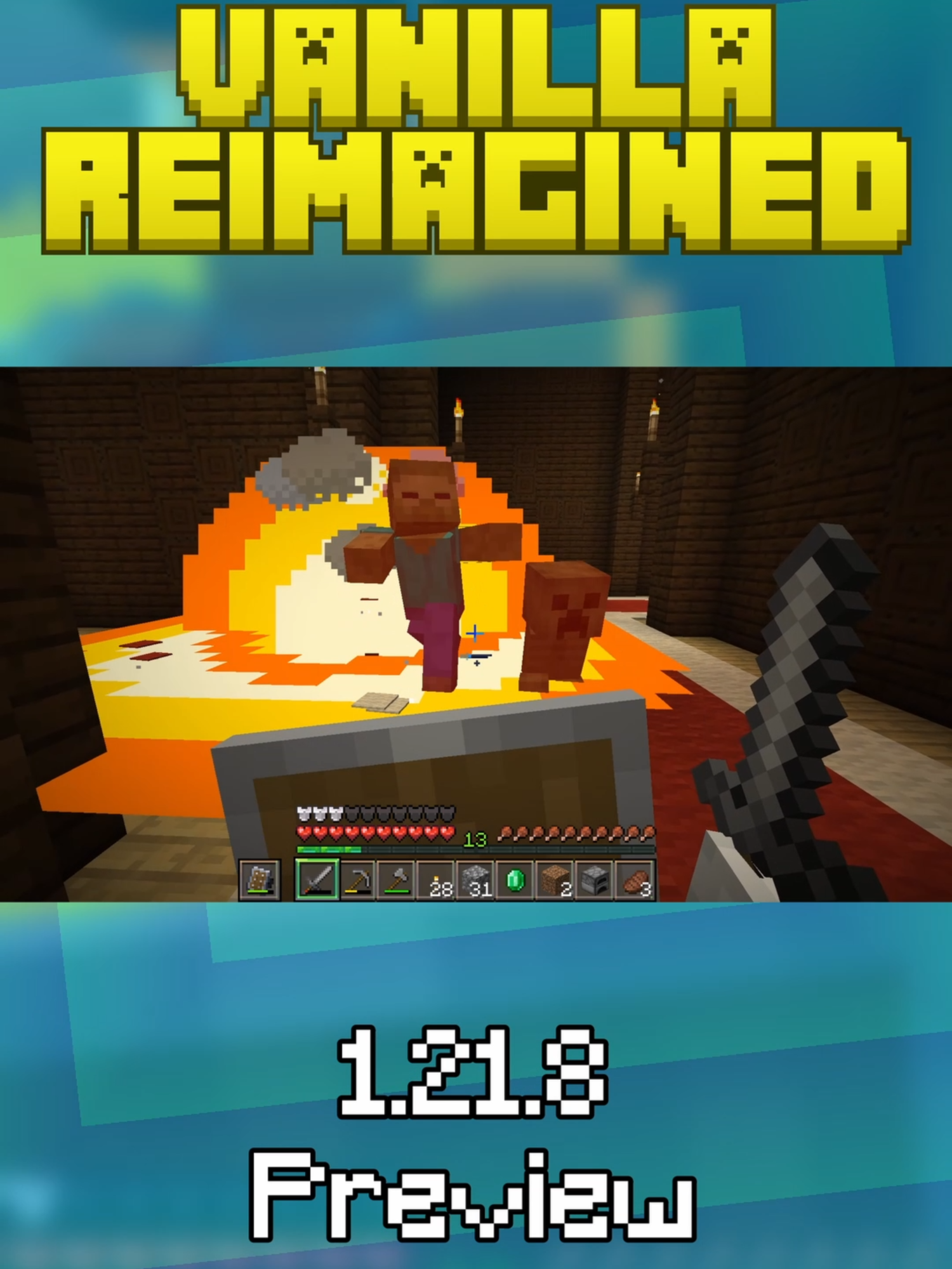 Vanilla Reimagined 1.21.8 Preview | Gravy7w7 (@gravy7w7)