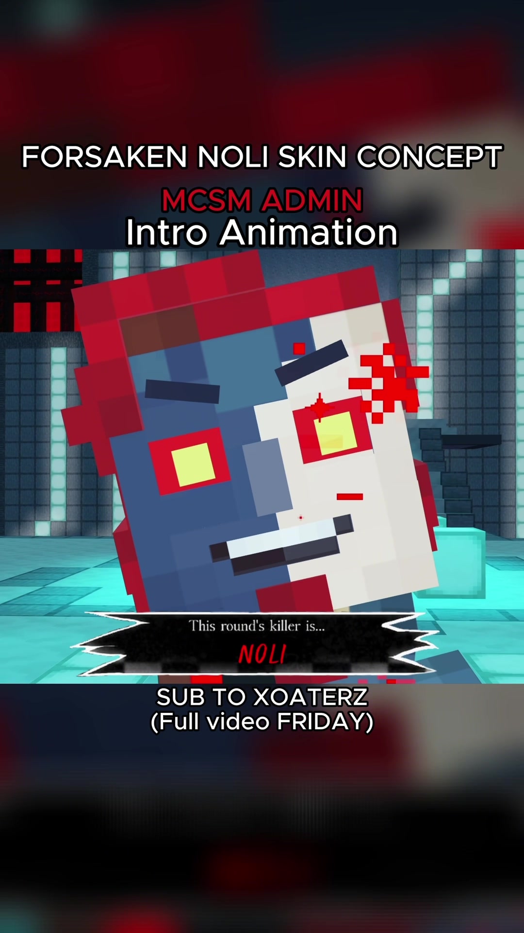 Forsaken MCSM admin skin concept | Xoaterz (@xoaterz_official)