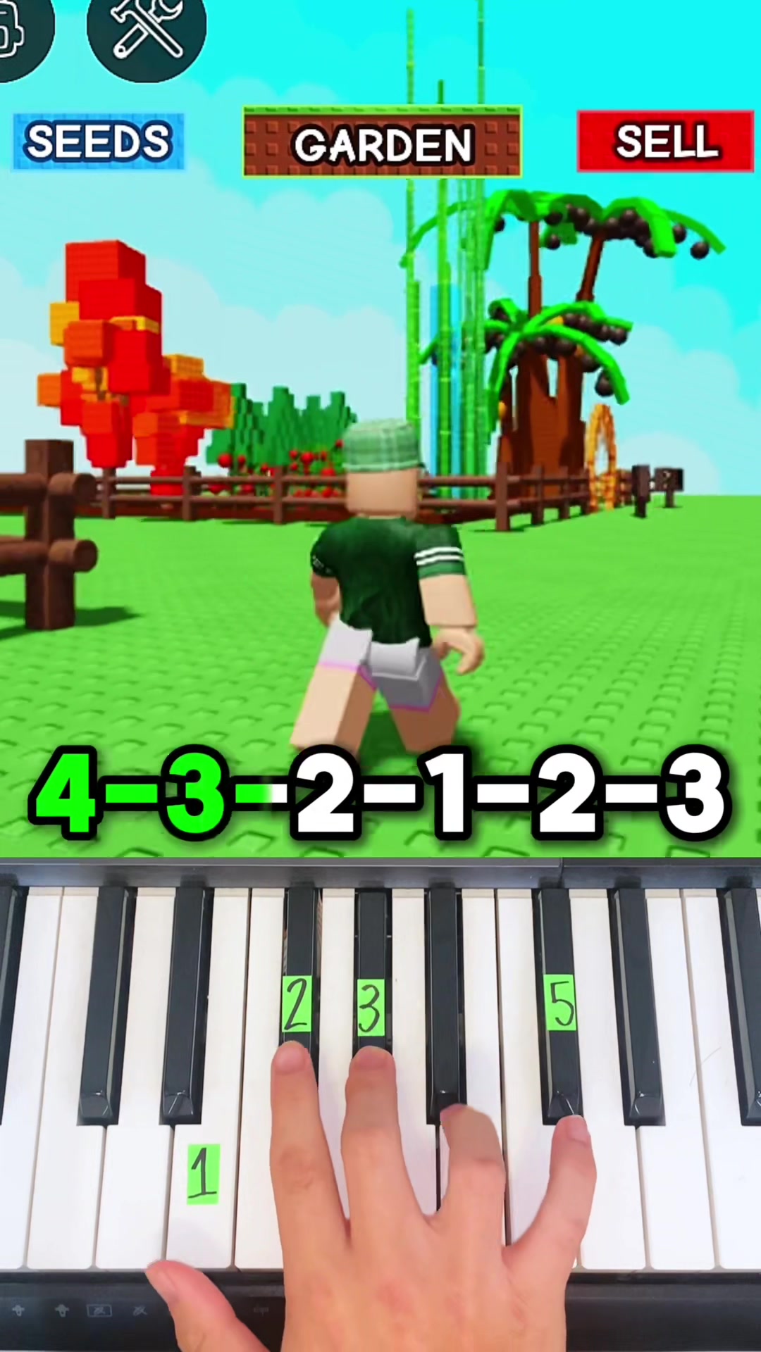 Roblox Grow A Garden Theme - Piano | Straight To The Point Tutorial ...