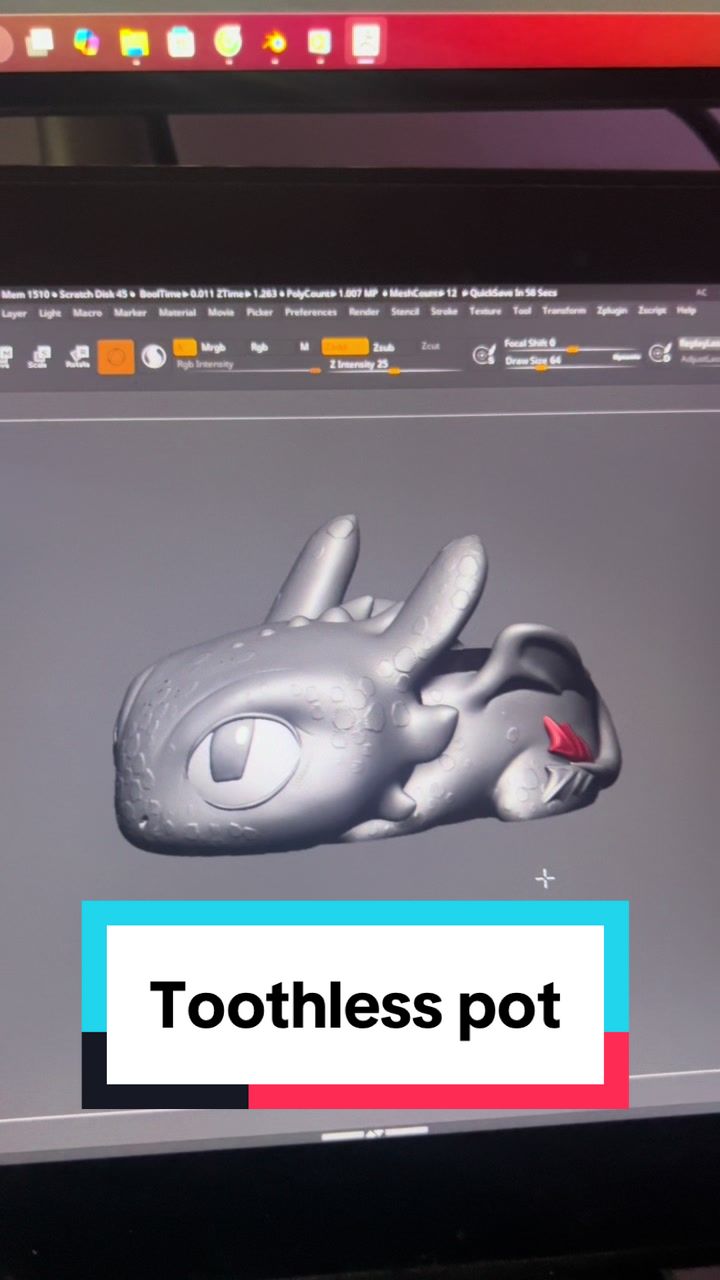 How to train your dragon toothless pot | ConCat Draw (@wonderfull1966)
