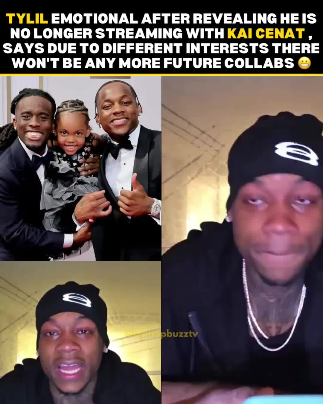 Tylil emotional after revealing he is | HipHopBuzzTv (@hiphopbuzztv)