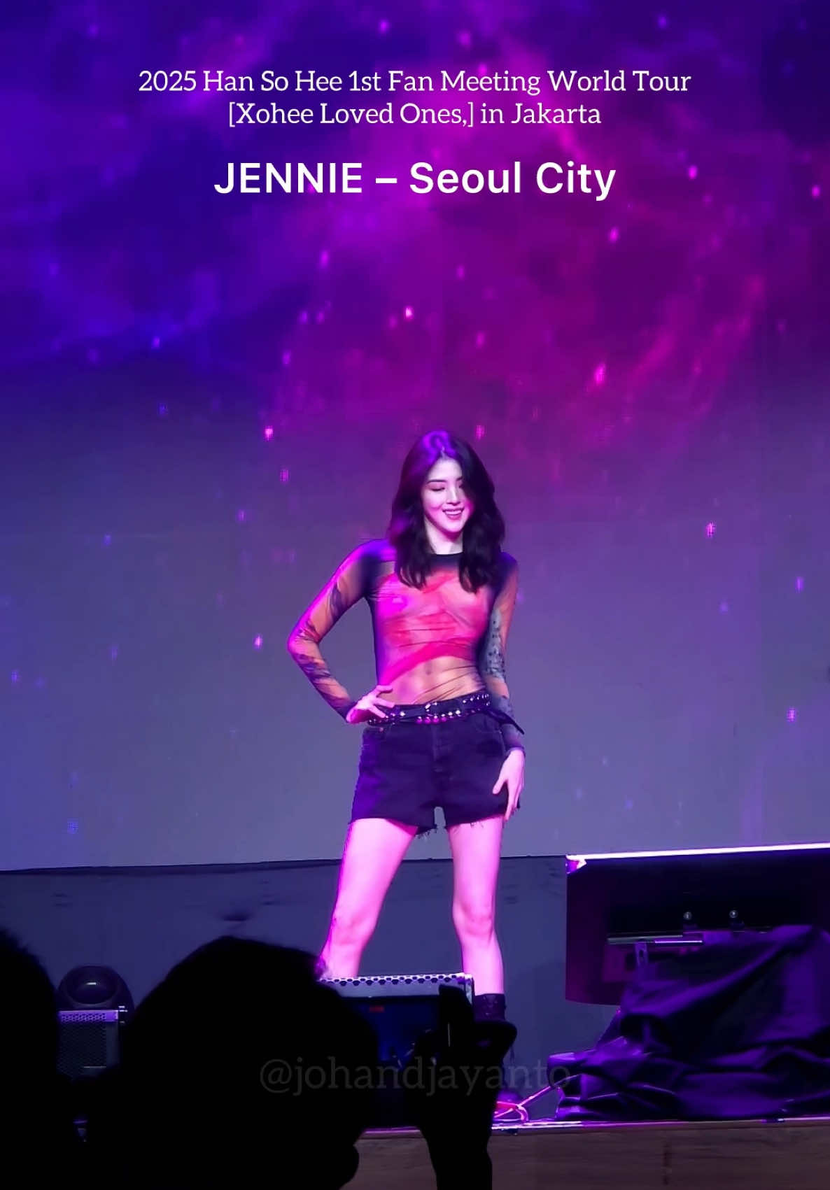 Han So Hee owns the stage! 🤩 . . 🎵 | Johan Djayanto (@johandjayanto)