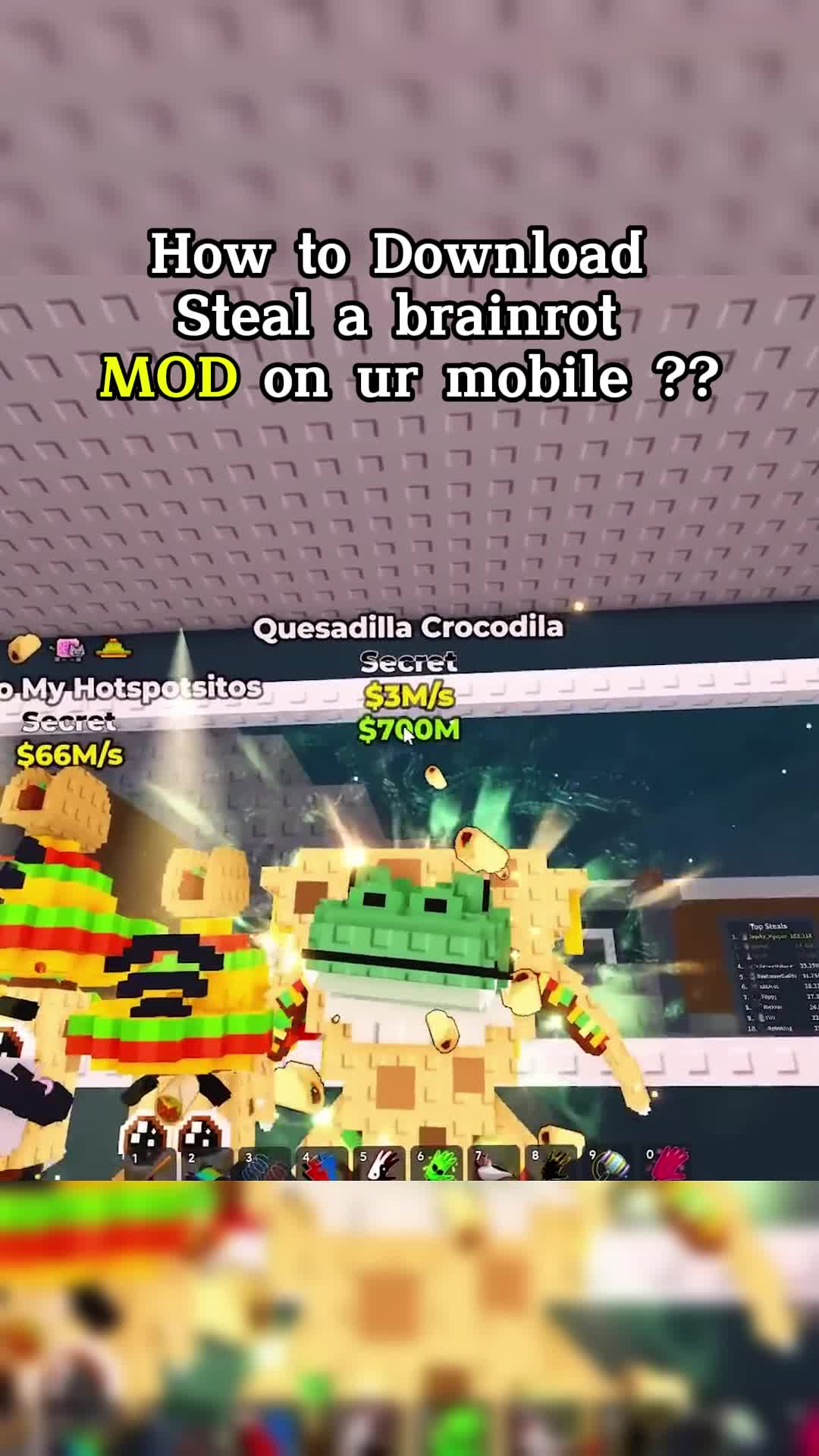 Steal a brainrot mod On mobile 🔥 | StealABrainrotmod (@stealabrainrotmod4)