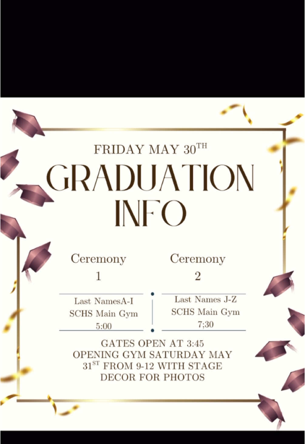 Graduation 2025 is almost here! 🎓 | South Caldwell High ...