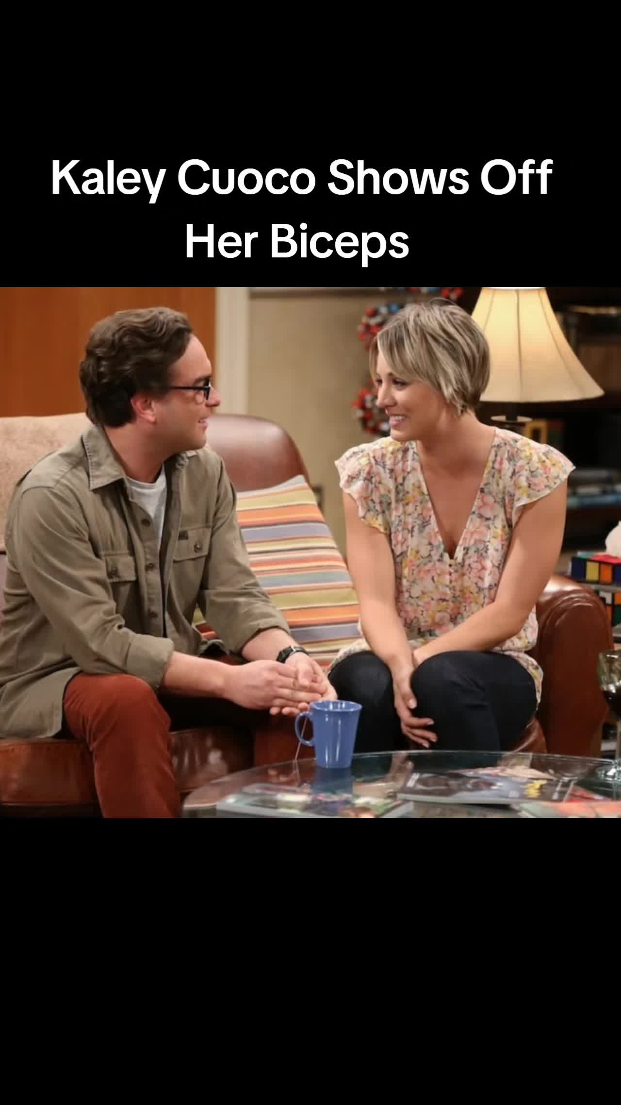 Kaley Cuoco Flexes Her Biceps Deep Fake | Female Muscle Hub ...