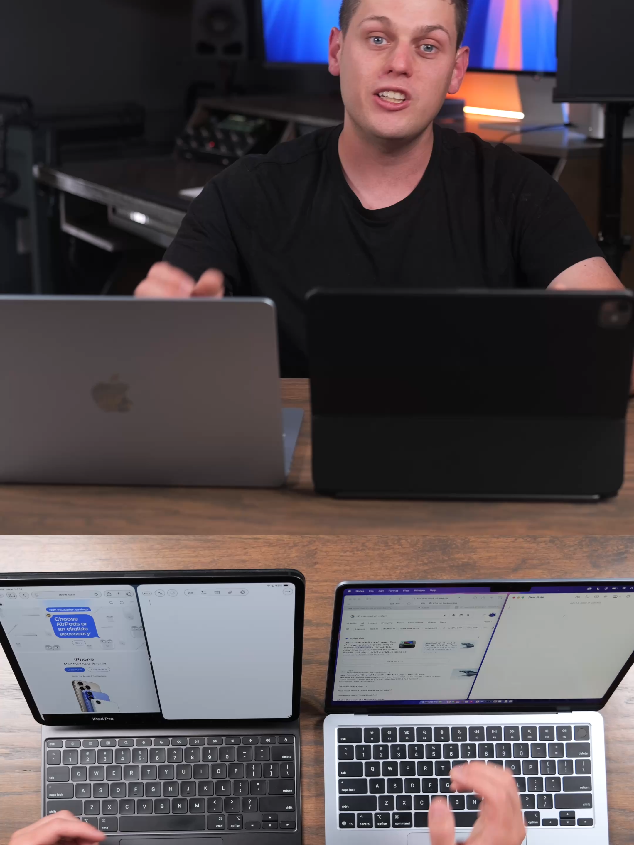 M4 iPad Pro Magic Keyboard vs M4 | Adam Talks Tech (@adamtalkstech)