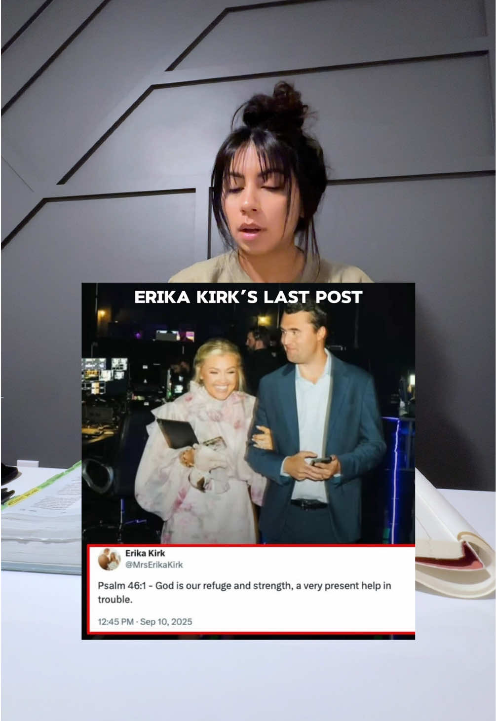 Erika Kirk’s, wife of Charlie Kirk, one | Pastor Crystal Thornton ...