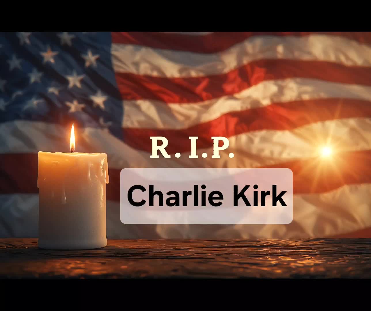 🎵 Goodbye Charlie Kirk – A Candle in | Lyrics And Rhythm (@lyrics.and ...