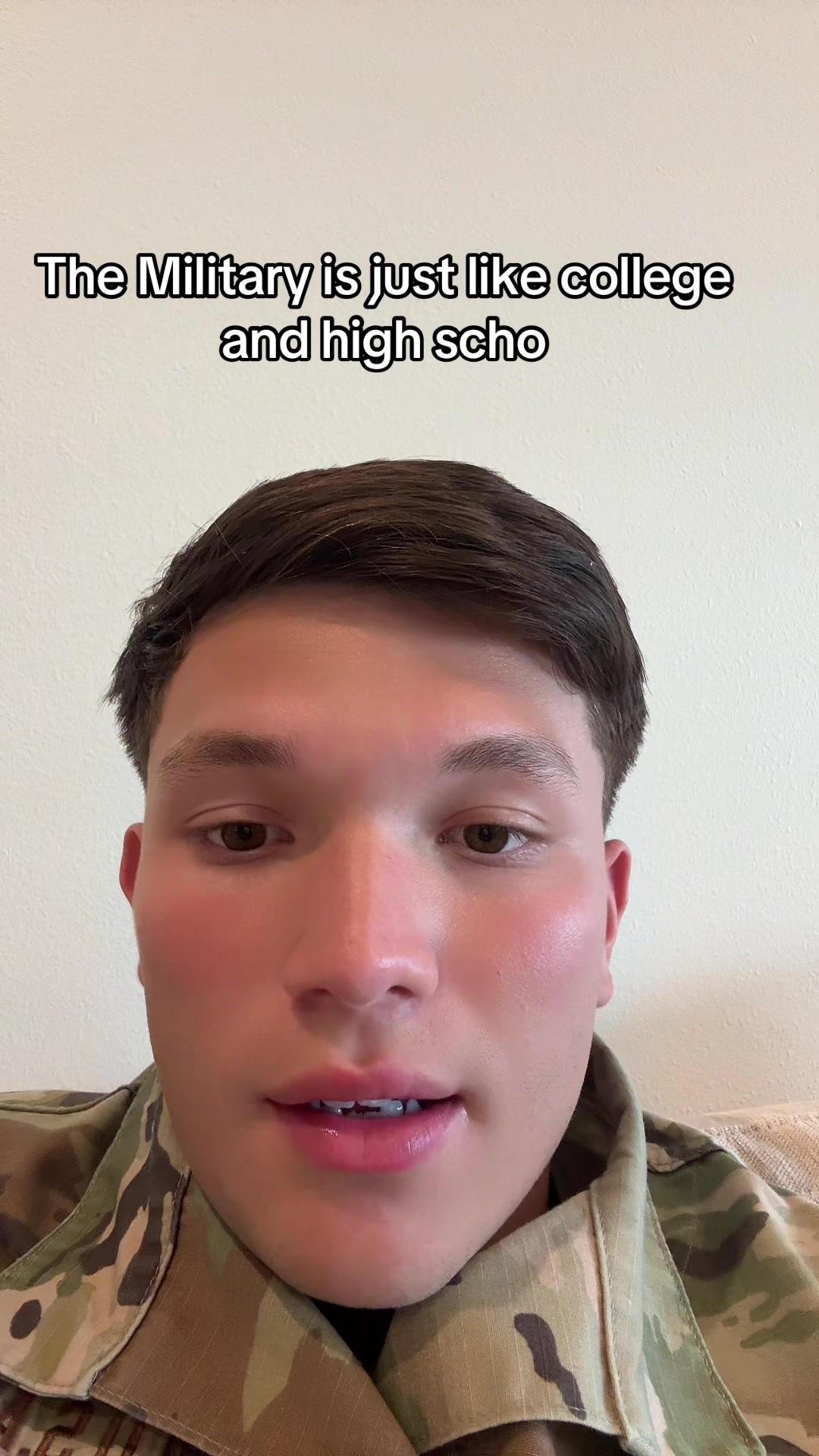 The military is just like high school | Jacob Rincon (@jacobrinconcc)