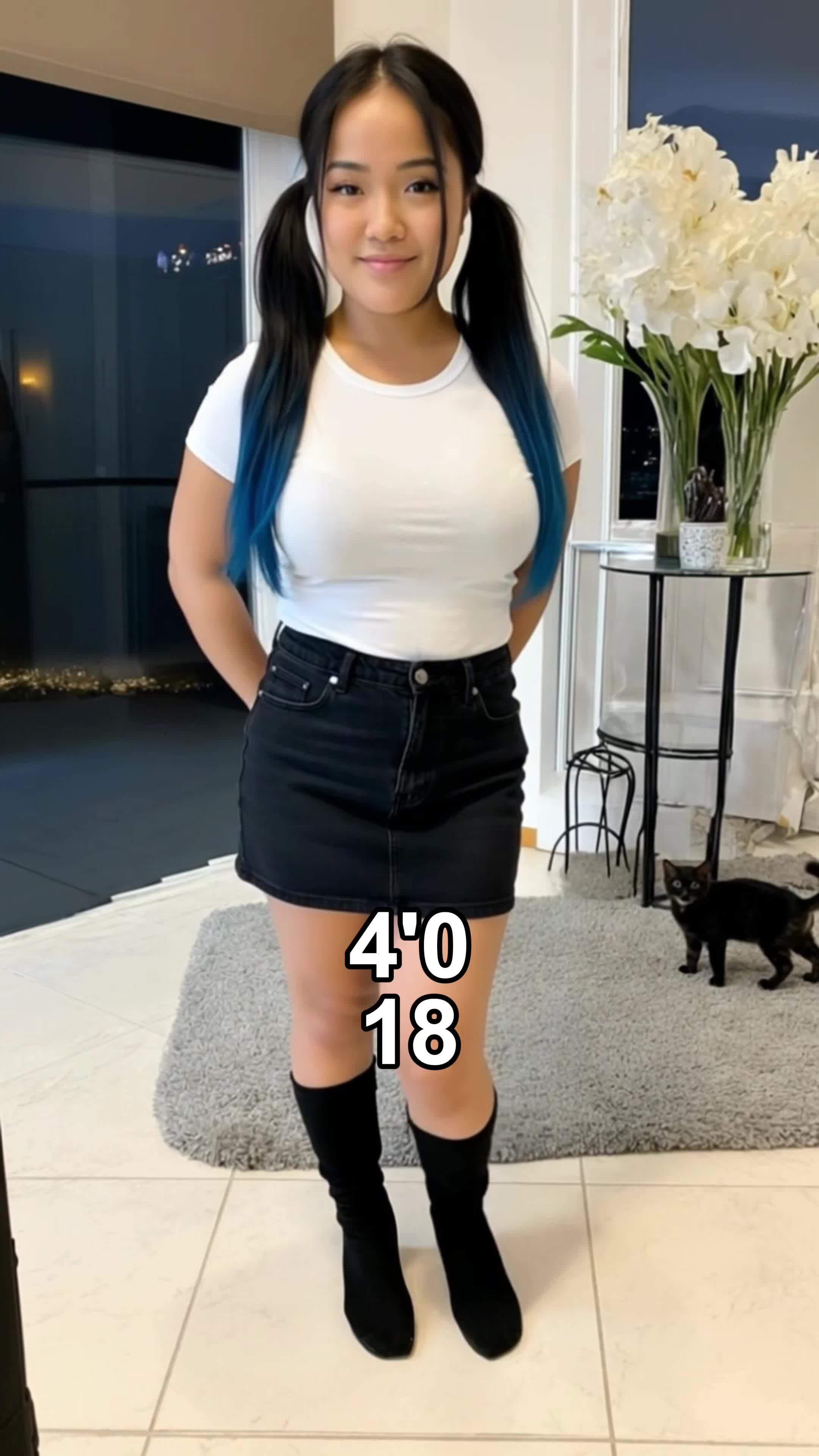 4'0 Asian dwarf with confidence | little kim (@smalldwarfkim)