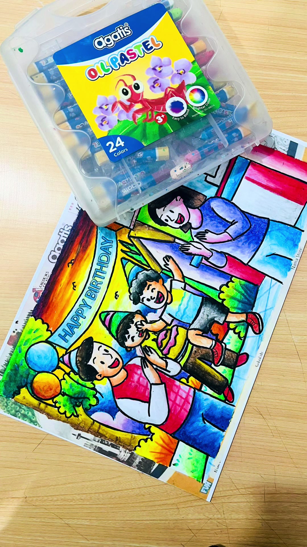 Sudah sampai mana ni lomba KFC tahun | Drawing Class Bandar Jaya ...