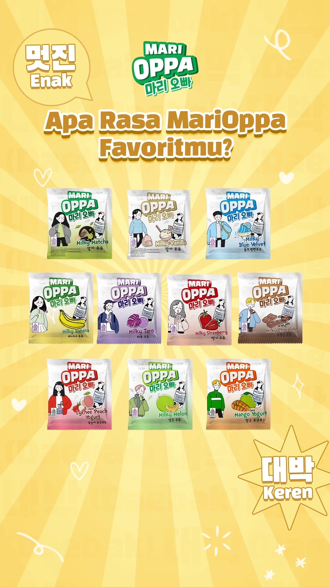 Varian MariOppa yang banyak ini udah | MariOppa (@marioppa.id)