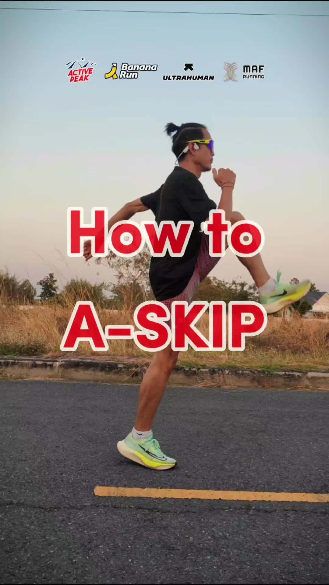 6 Step การฝึกท่า Drill A-Skip Running | ปกรณ์ บินได้ (@elitepond)