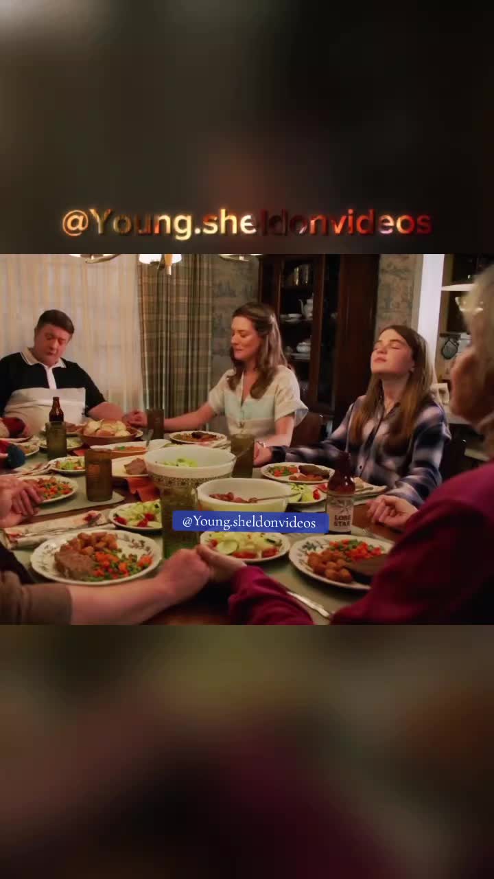 The Final Family Dinner- Young Sheldon | Young Sheldon Videos (@young ...
