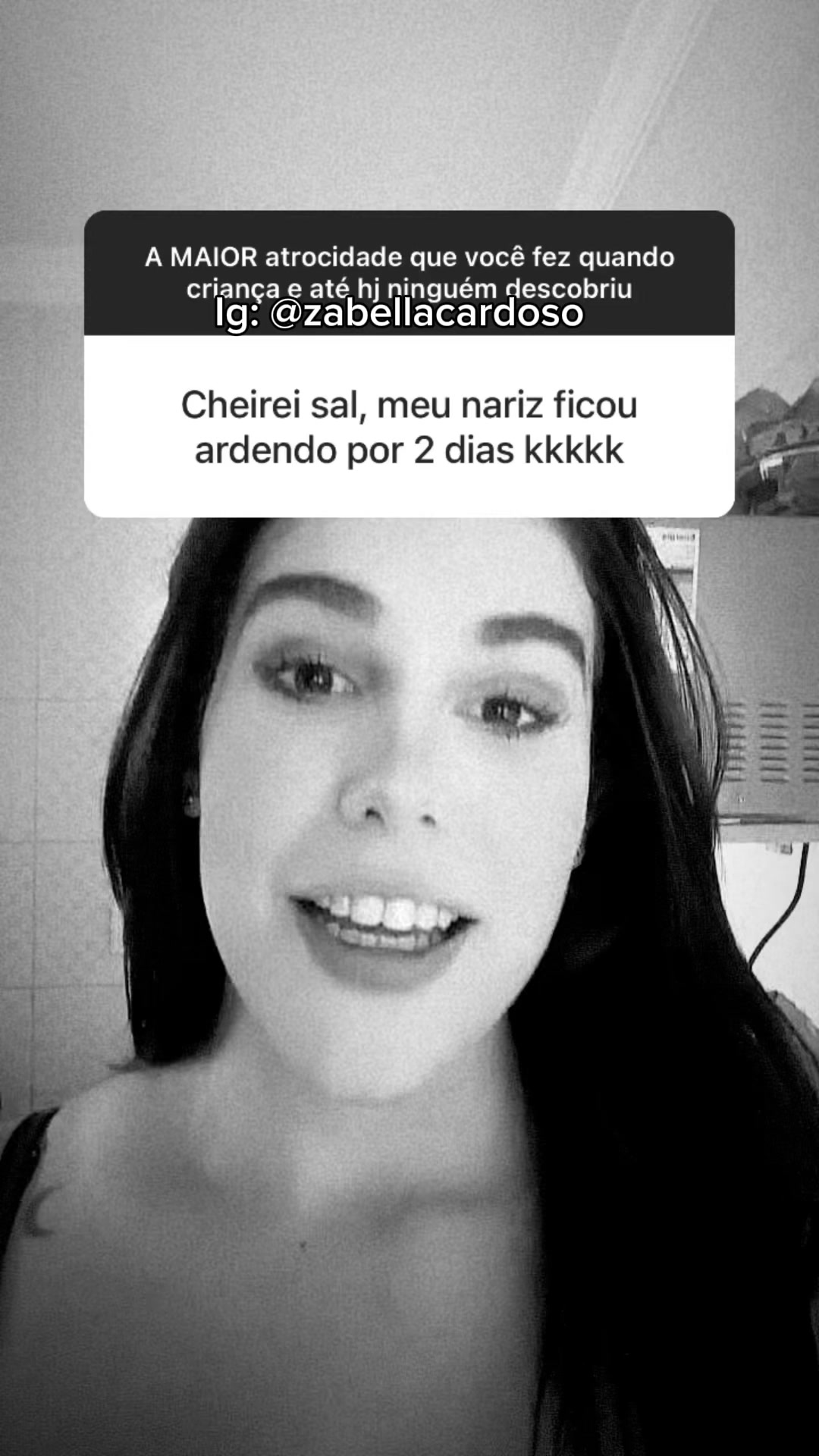 Qual a MAIOR atrocidade que voce fez | Isabellissima (@cardosozabella)
