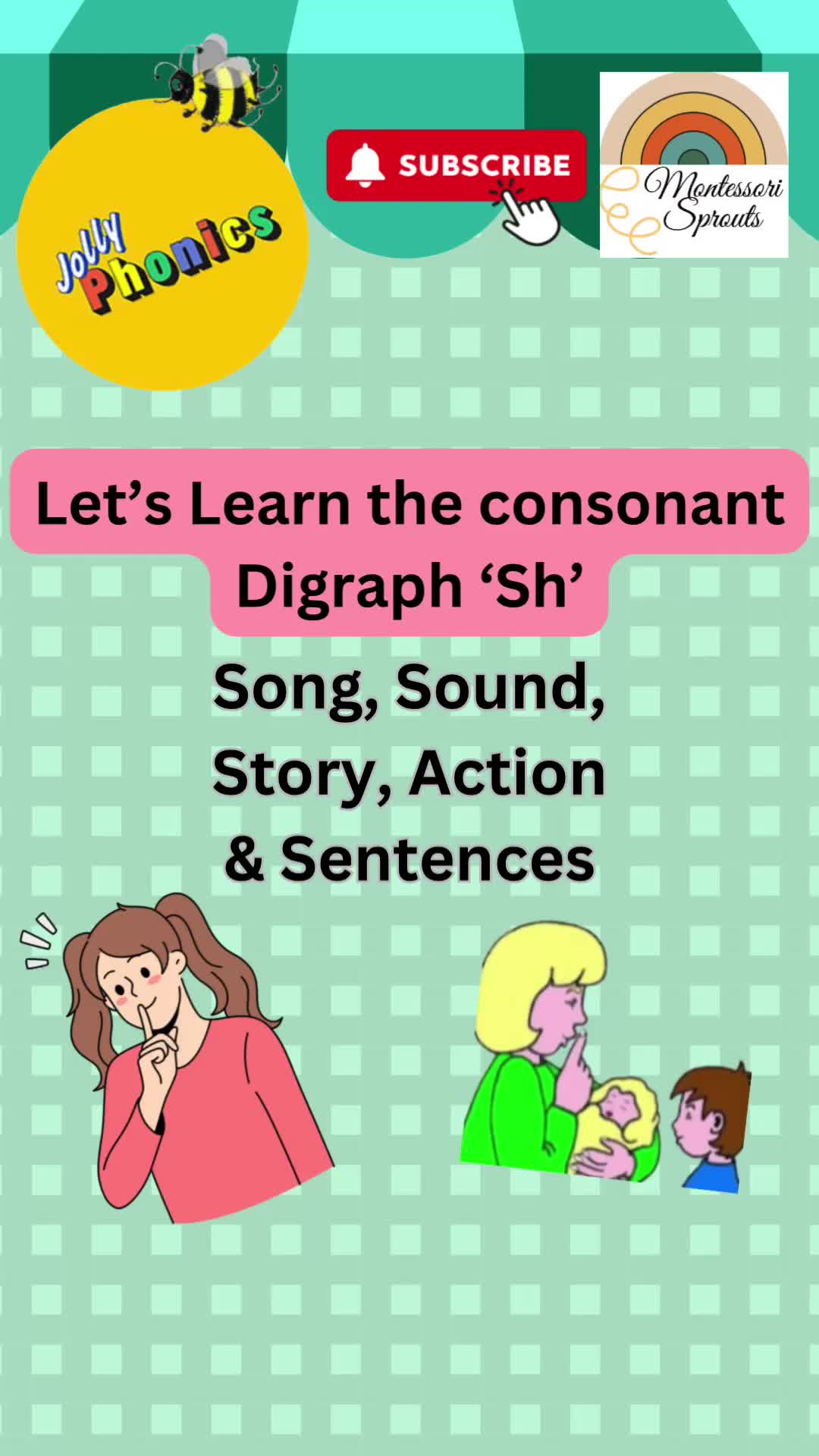 Jolly phonics digraph ‘sh’ || let’s | Montessori Sprouts (@montessori ...