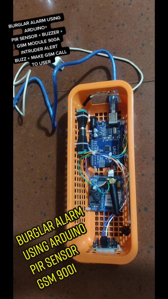 Arduino Project: Burglar Alarm using | kvrldm (@kvrldm)