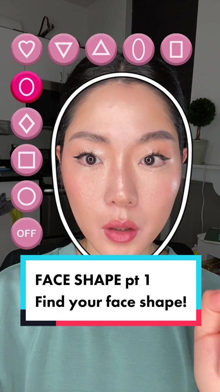 How to find your face shape! New filter | gracemchoi (@gracemchoi)