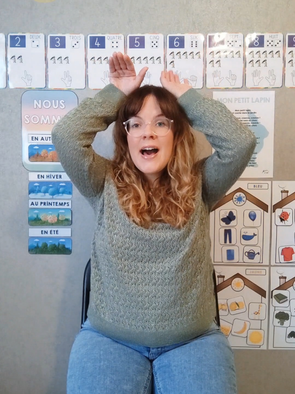 COMPTINE - MON PETIT LAPIN 🐰 Voici une | Maîtresse Lunicole ...
