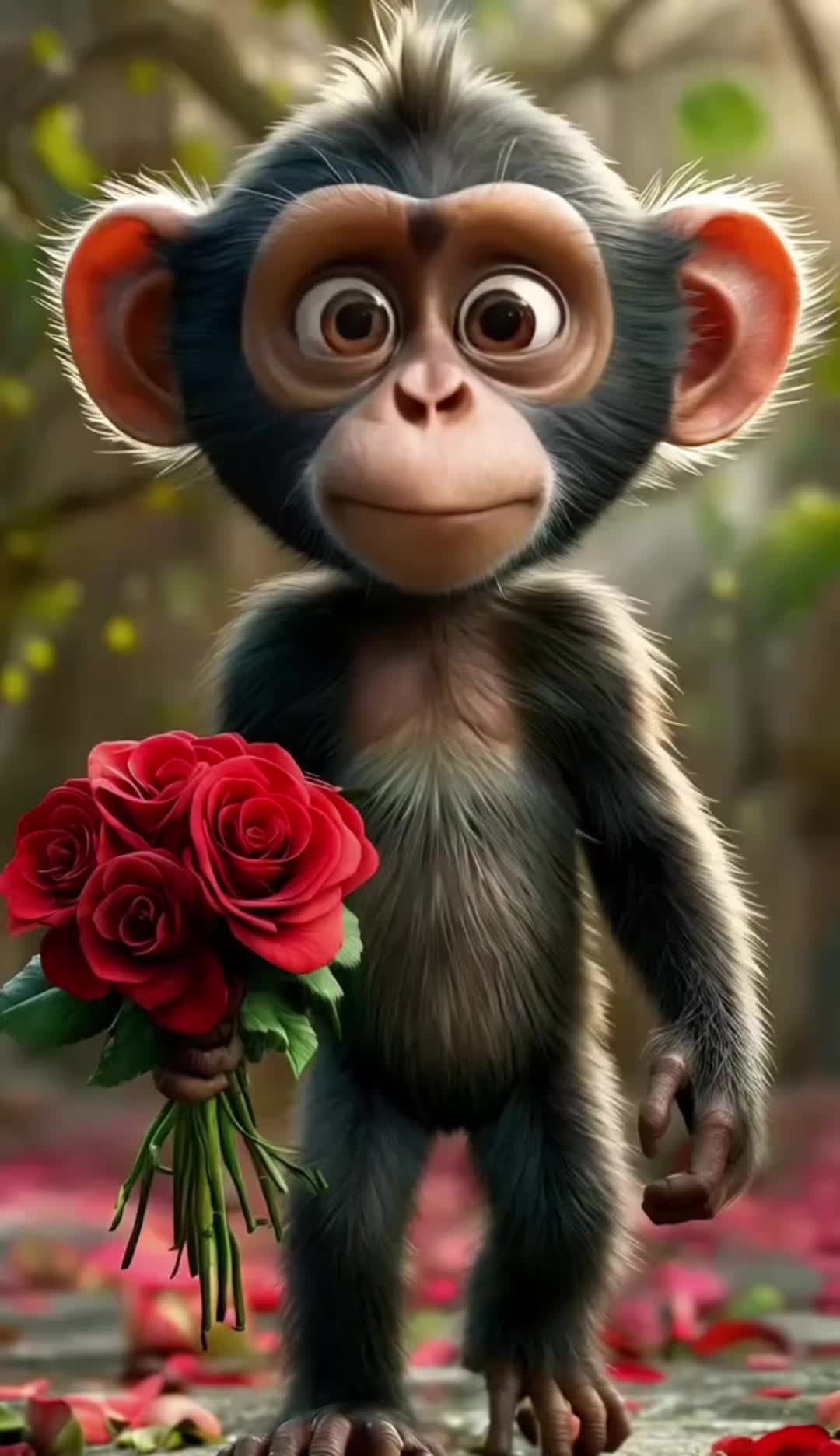 4k live wallpaper. Funny, cute monkey | Universe_wallpaper (@universe ...
