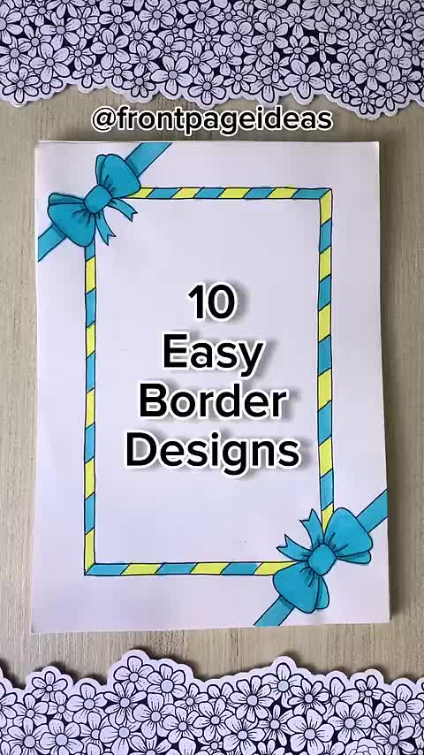 10 Easy front page design for school | One step up (@onestepup3)