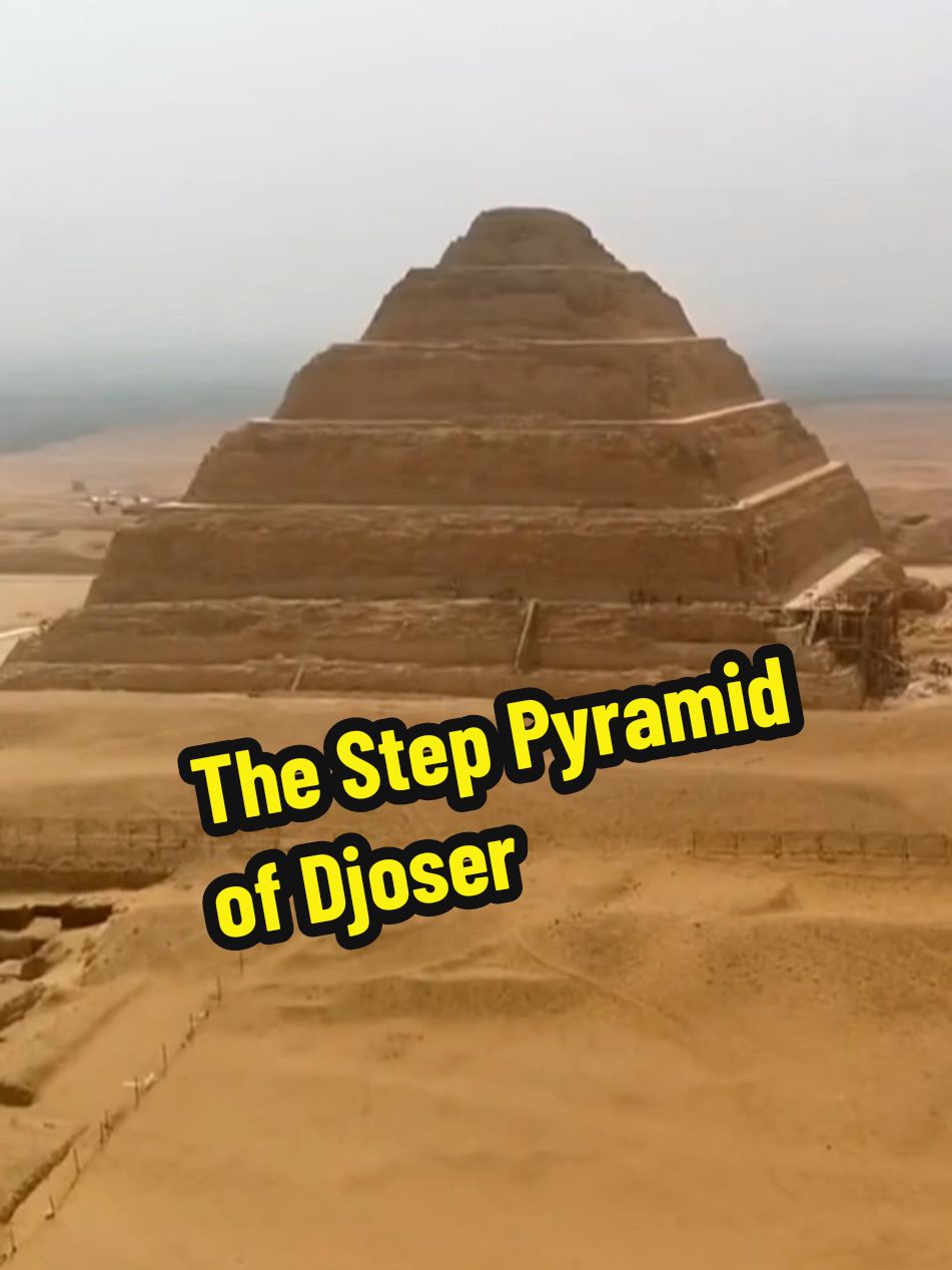 The First Pyramid ever built : The Step | Simple History (@simplehistory_)