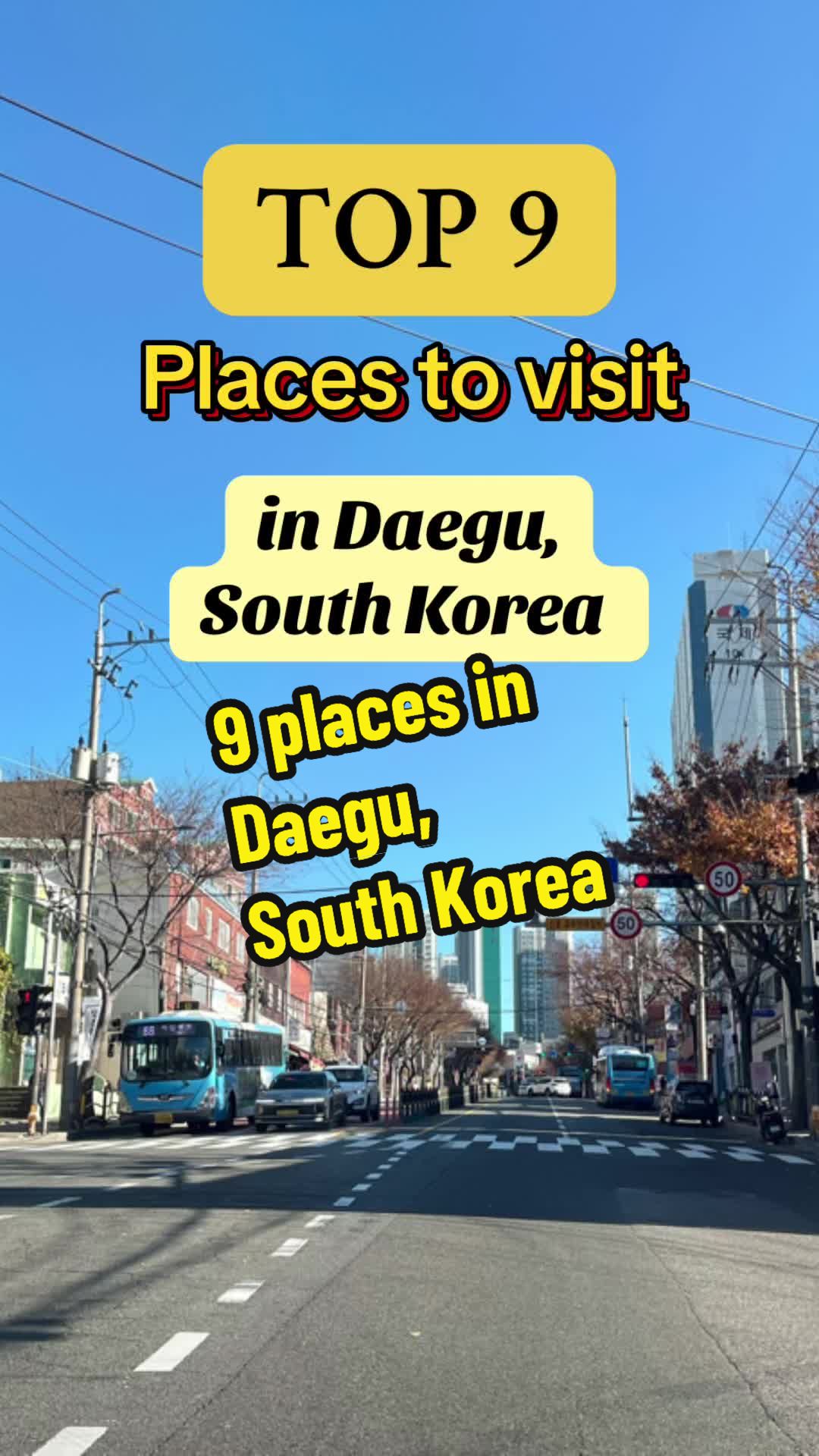 📍TOP 9 Places To Visit In Daegu, South | 🤍 Kenneth TikTok Shop Trainer ...