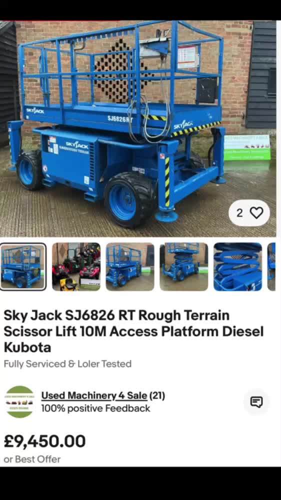 Sky Jack All Terrain just in, We sell | usedmachinery4sale ...