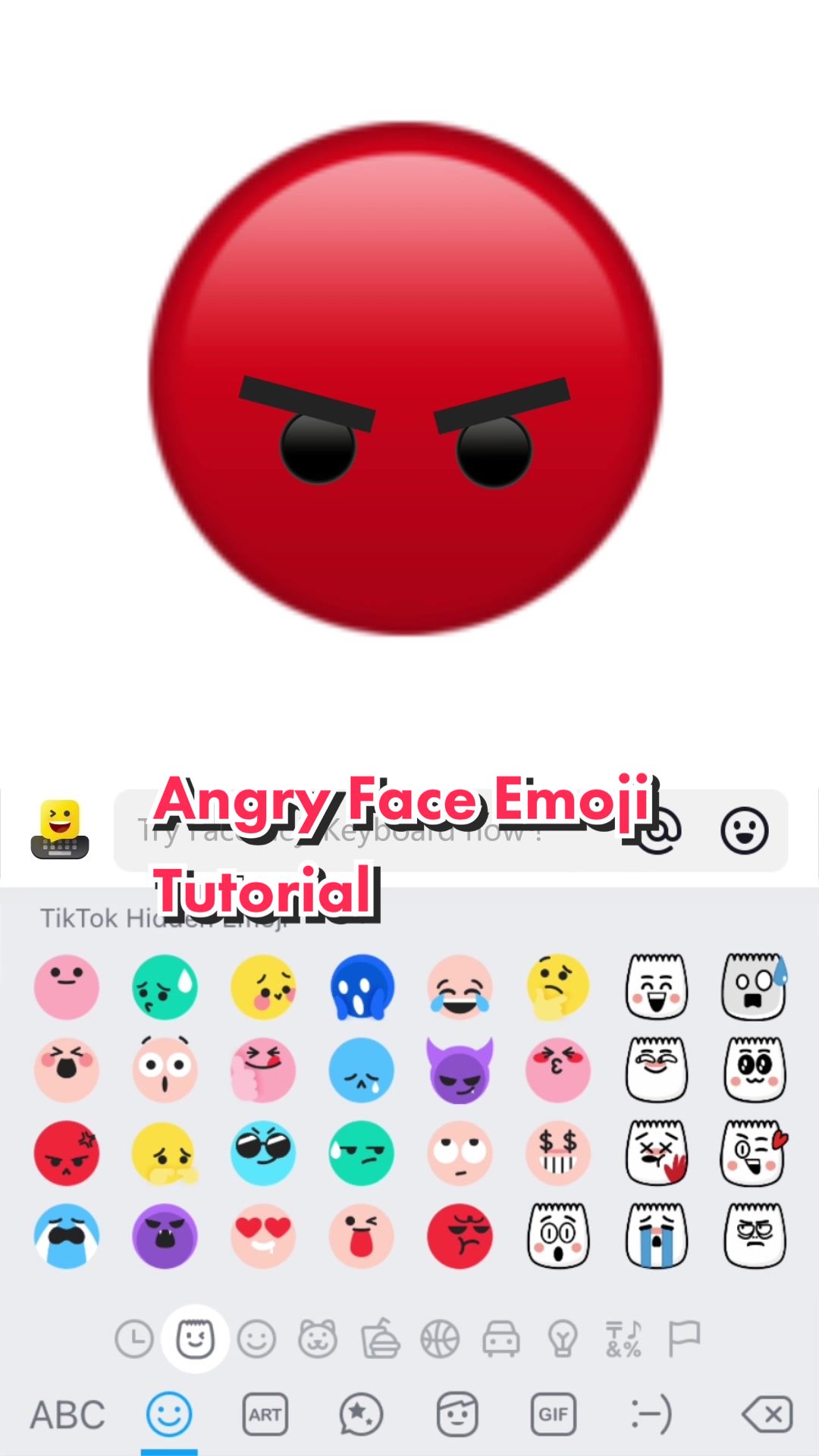 Transform your mood into an angry face | Facemoji Keyboard ...
