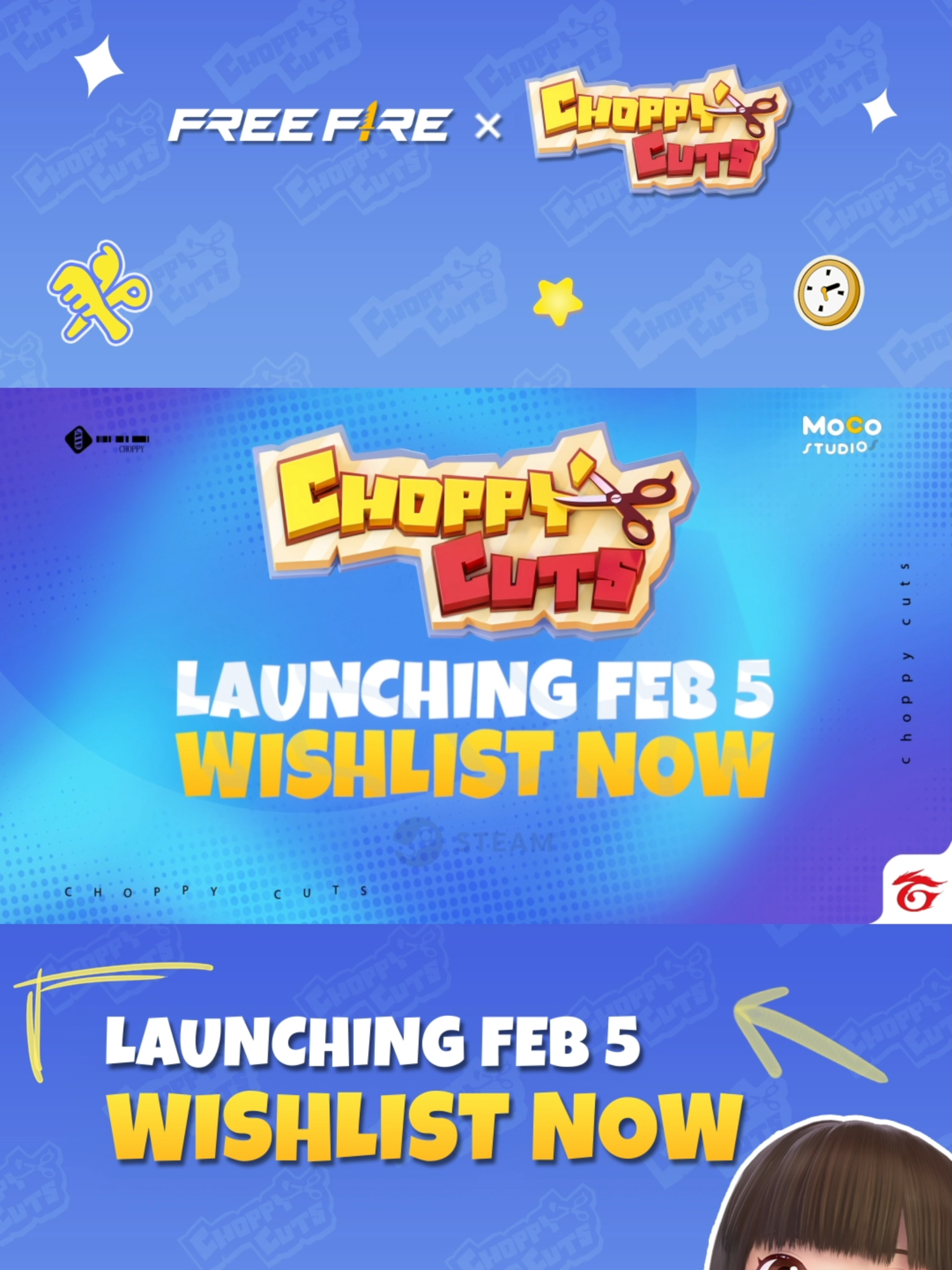 ️ Choppy Cuts – Official PV is HERE | Garena Free Fire North America ...