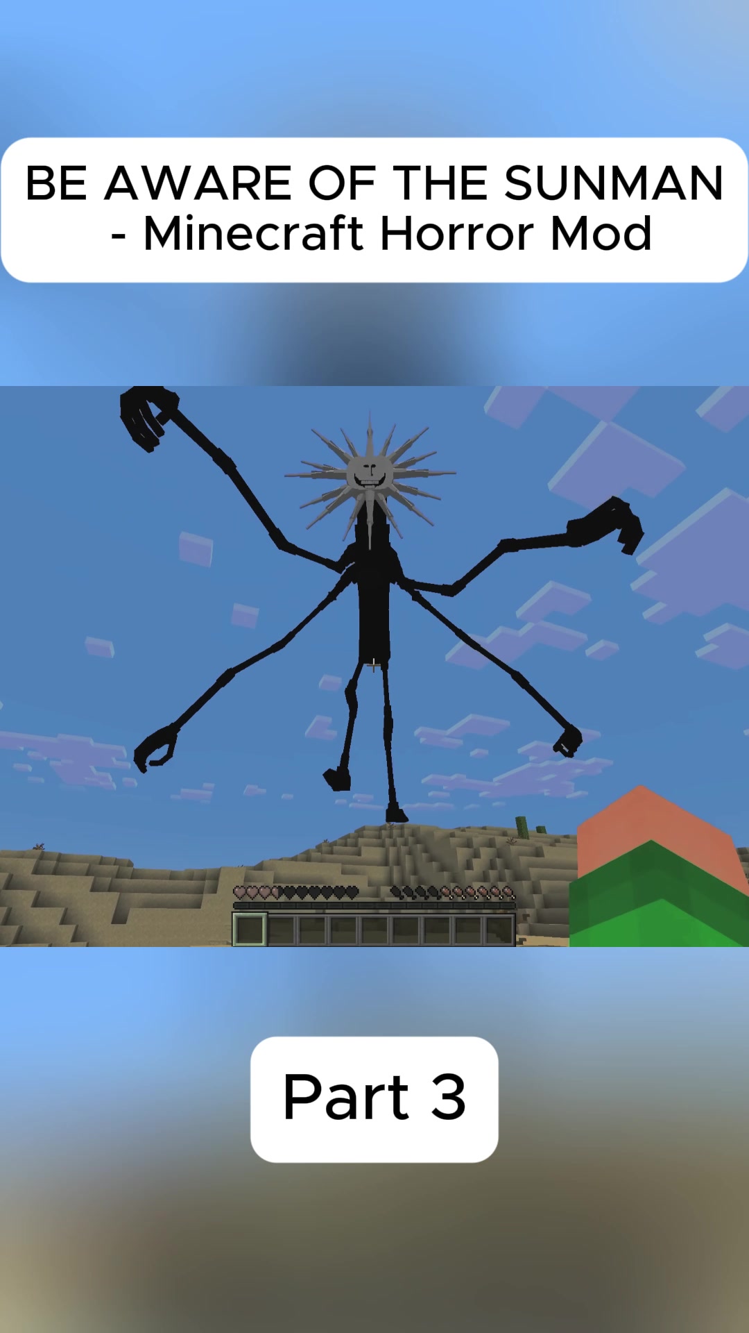 BE AWARE OF THE SUNMAN - Minecraft | KhanhsKMC (@xylevislysle)