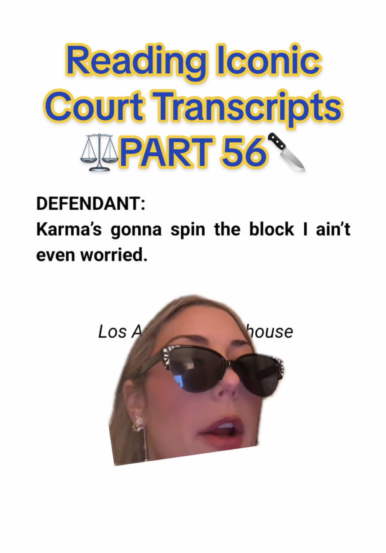 Iconic court transcripts are back | reb for the rebrand (@rebmasel)