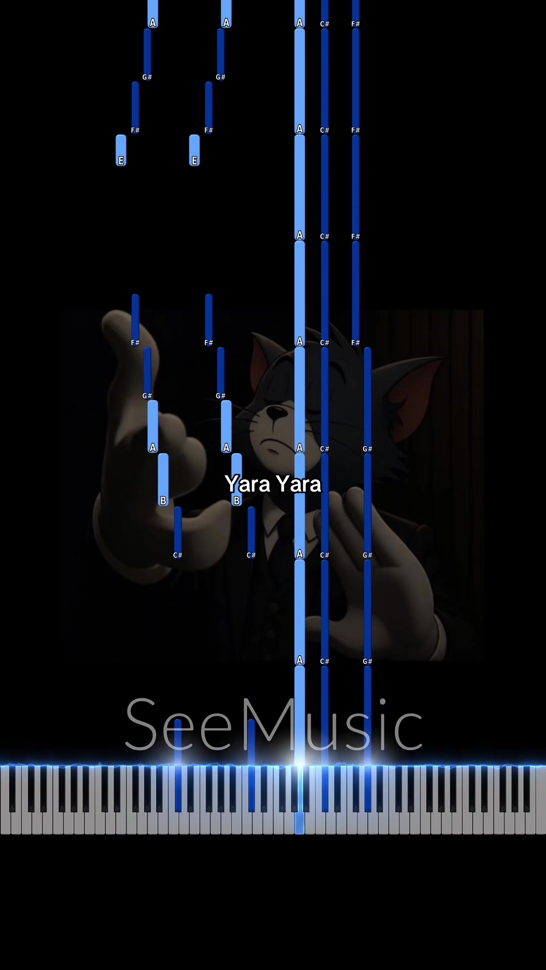 Yara Yara Phonk on the piano #easy | Piano (@pianocore.0)