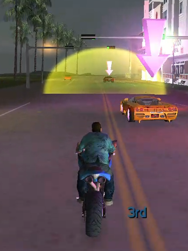 GTA vice city.. Bike racing 🔥🔥#fyp #gta | GTA Vice City (@mrzeperiments)