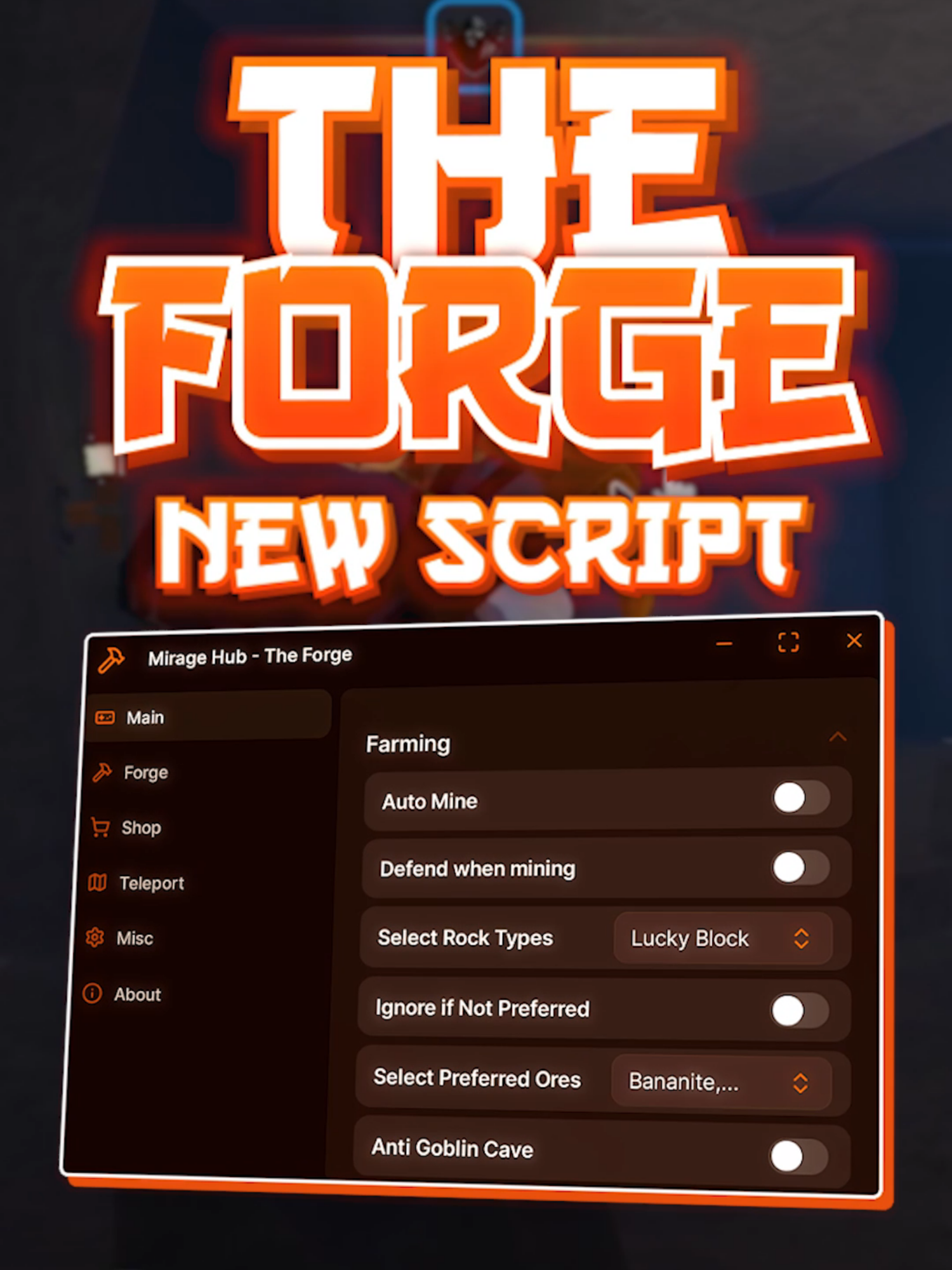 [⛏️] The Forge Script (2025) NO KEY | | Stiles.Scripts (@stiles.script)