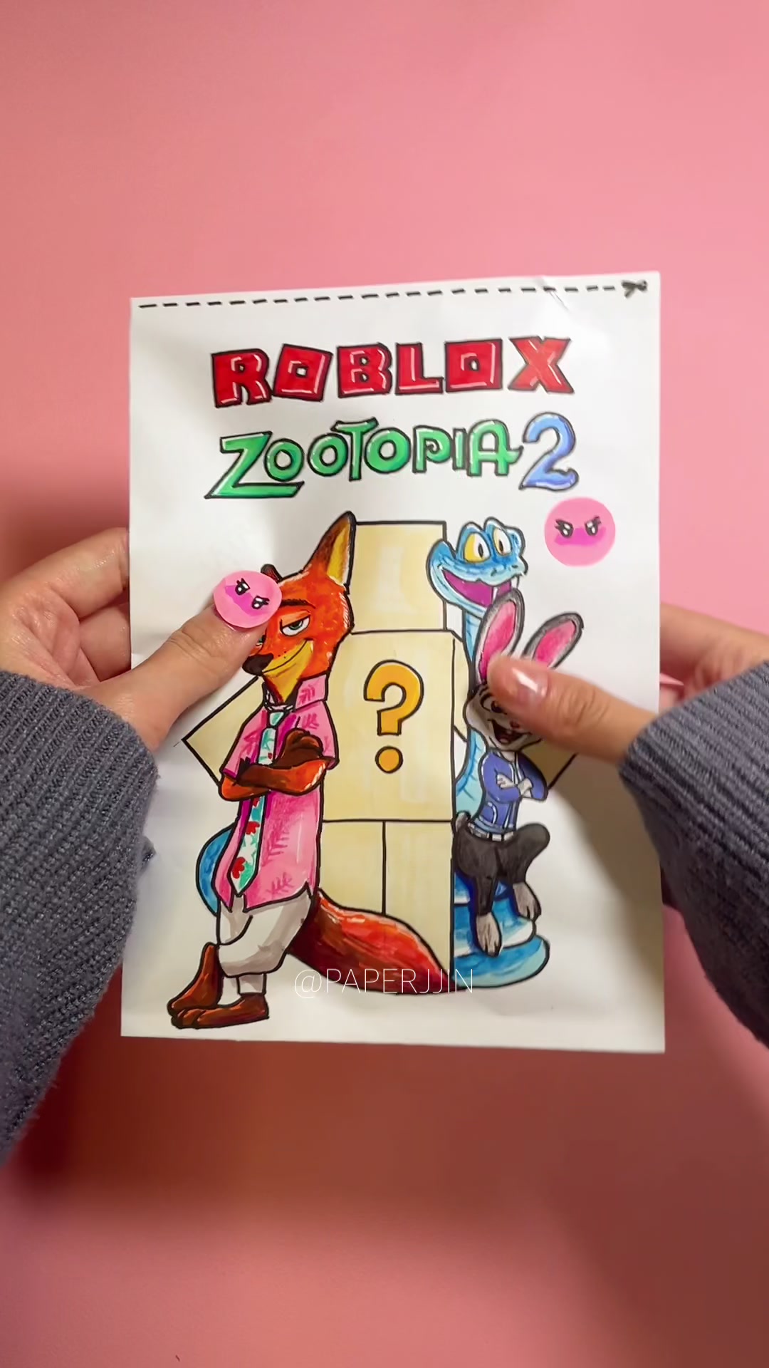 ZOOTOPIA 2 & ROBLOX blind bag 주토피아 | 페퍼찐 PAPER JJIN (@.paper.jjin)