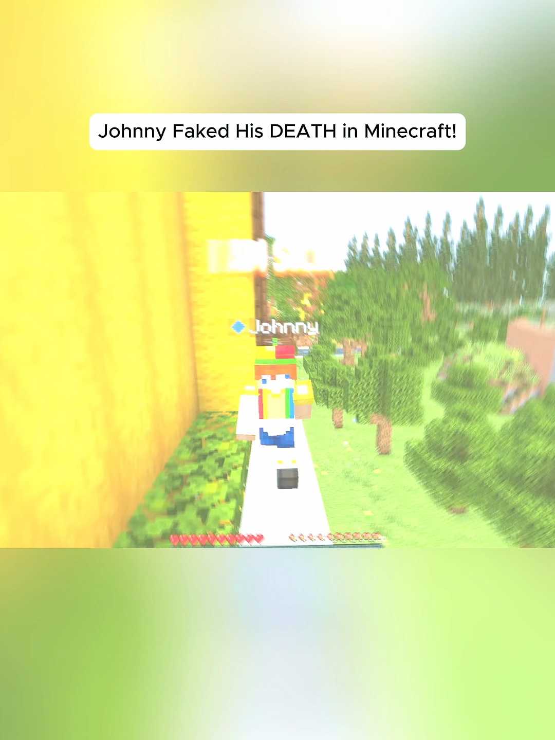 Johnny Faked His DEATH in Minecraft | Johnny Minecraft (@johnny_minecraft)