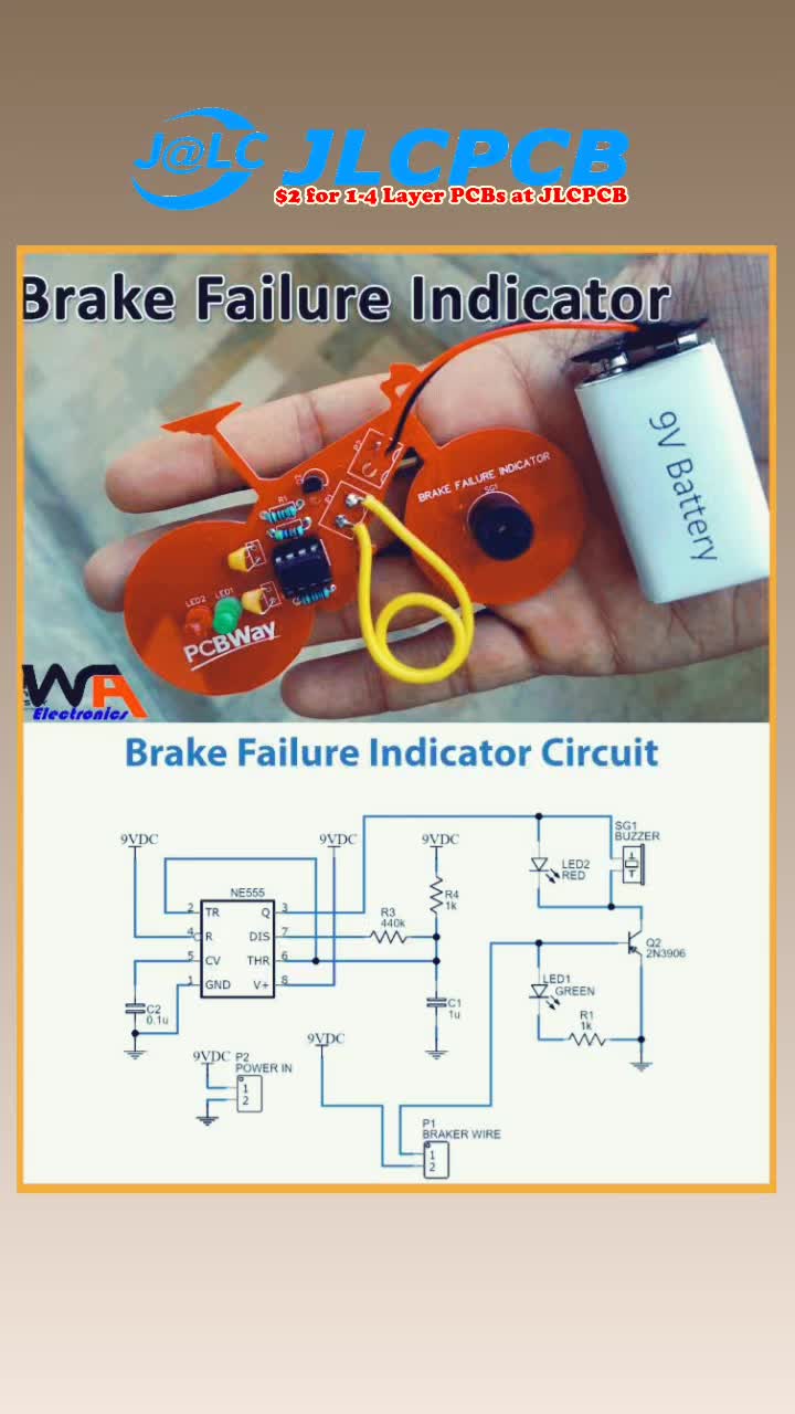 Break Failure Indicator Circuit Using | WA Electronics (@waelectronic)